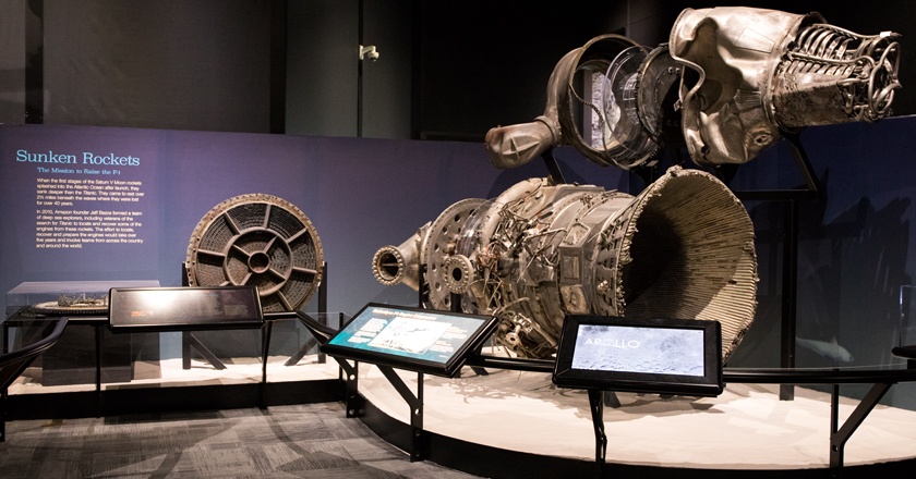Recovered F-1 Engine Parts Recovered F-1 Engine Parts